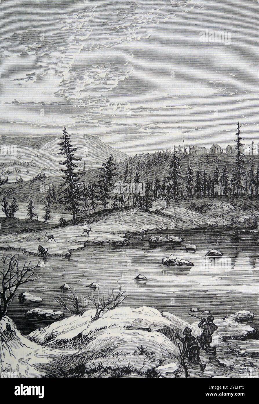 Coppermine Expedition 1819-1822, Canada, led by the British naval ...