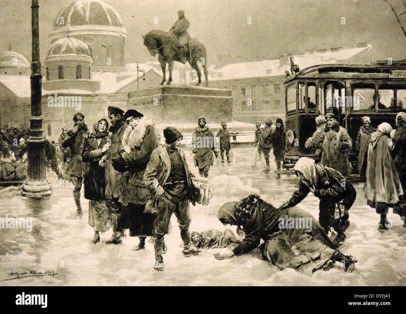 Russia food 1917 hi-res stock photography and images - Alamy