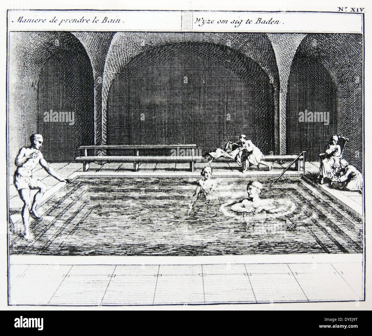 Patients in the plunge bath aachen aix hi-res stock photography and ...