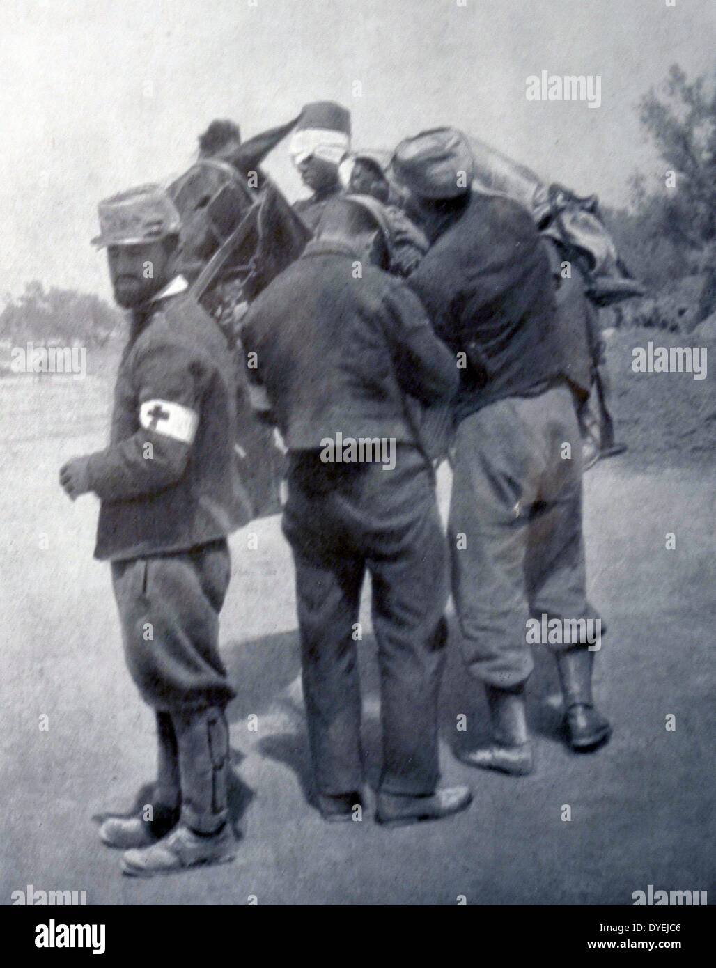 World War I - French colonial soldiers at rest in the Middle East ...