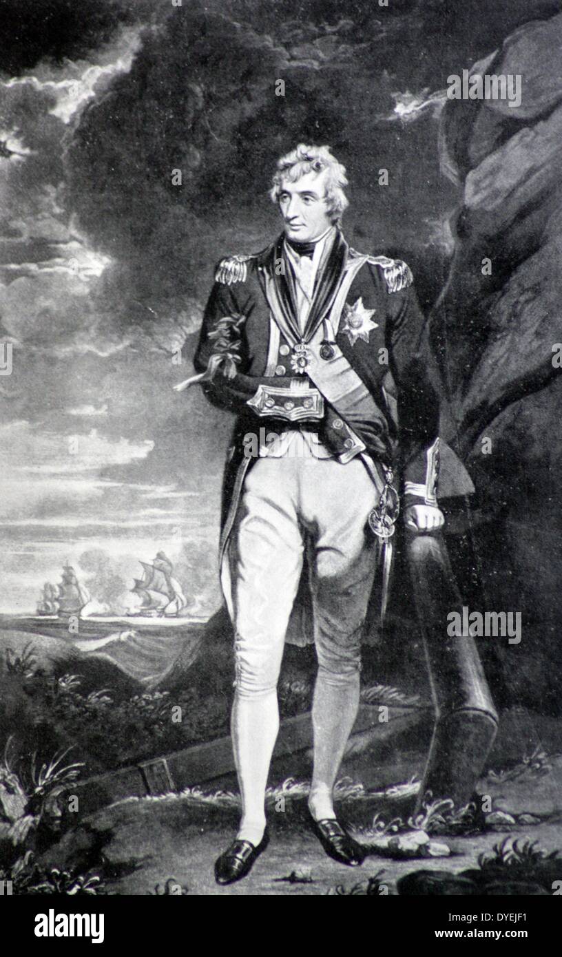 Admiral samuel hood 1st viscount hood hi-res stock photography and ...