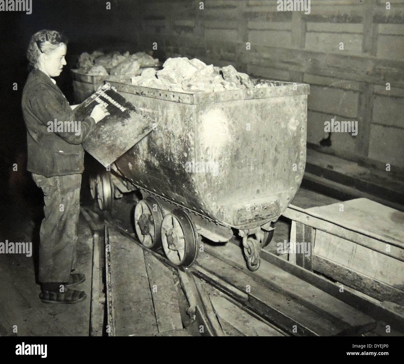 Mining france marshall plan potash french equipment mine hi-res stock ...