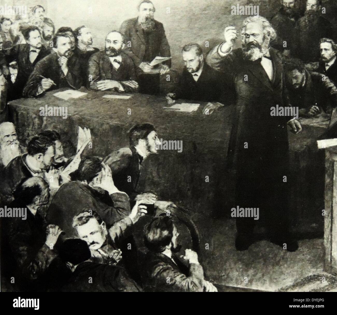 Karl Marx (5 May 1818 – 14 March 1883) German social scientist, author ...