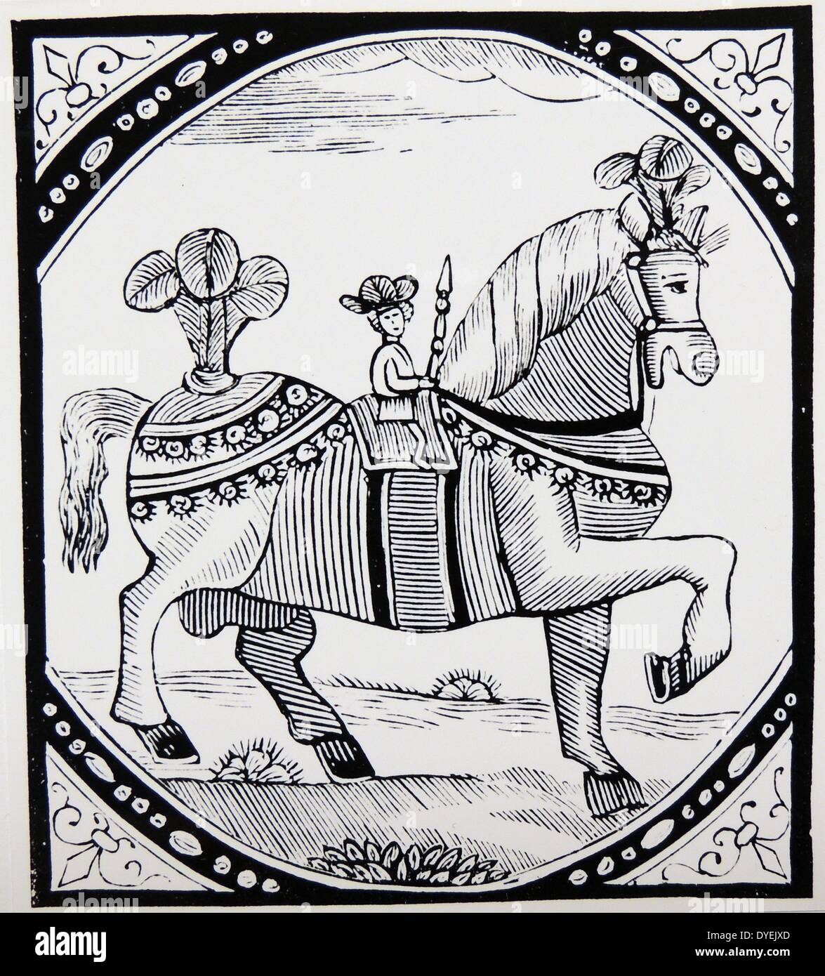 'The Famous History of Tom Thumb'' Tom equipped to take part in a ...