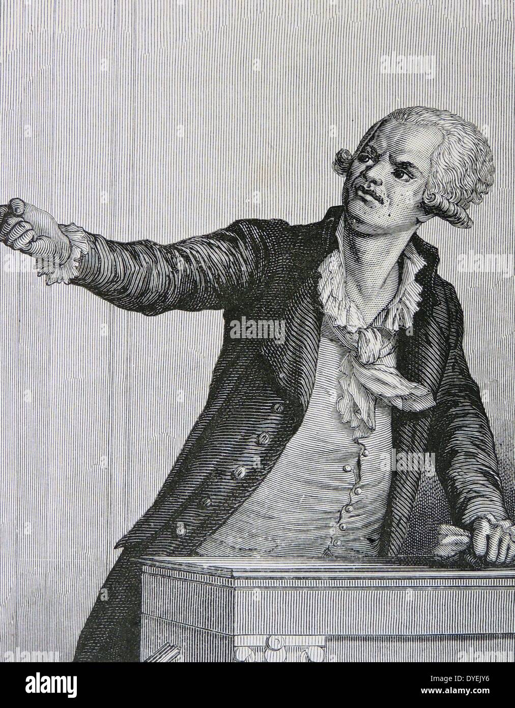 Politician revolution french revolutionary guillotine capital ...