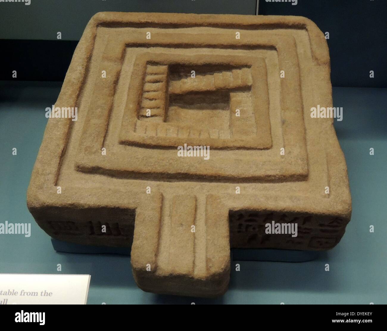 Sandstone offering table egyptian egypt ancient egyptian hieroglyphs hi ...