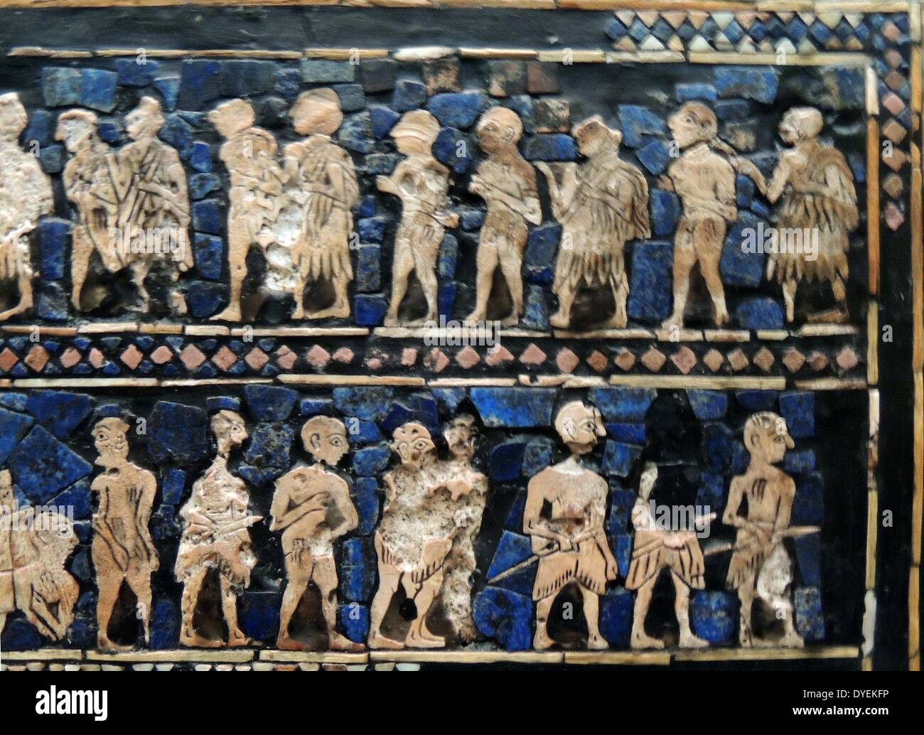 The Standard of Ur, 'War' 2400 B.C. The main panels are known as 'War ...