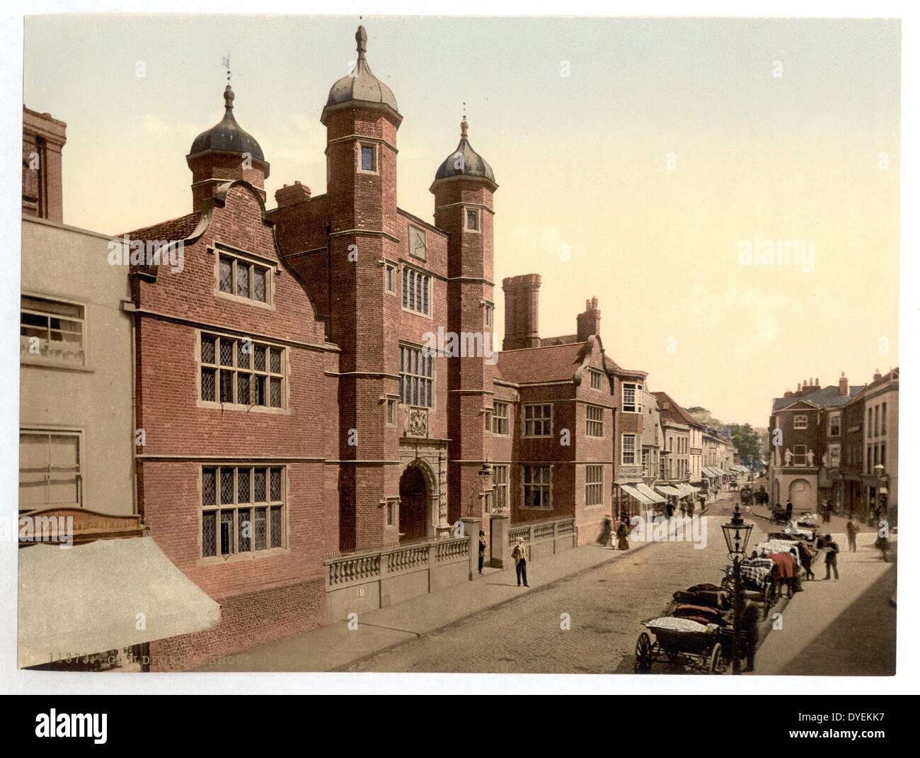 Abbott's Hospital, Guildford, England between 1890 and 1900 Stock Photo ...