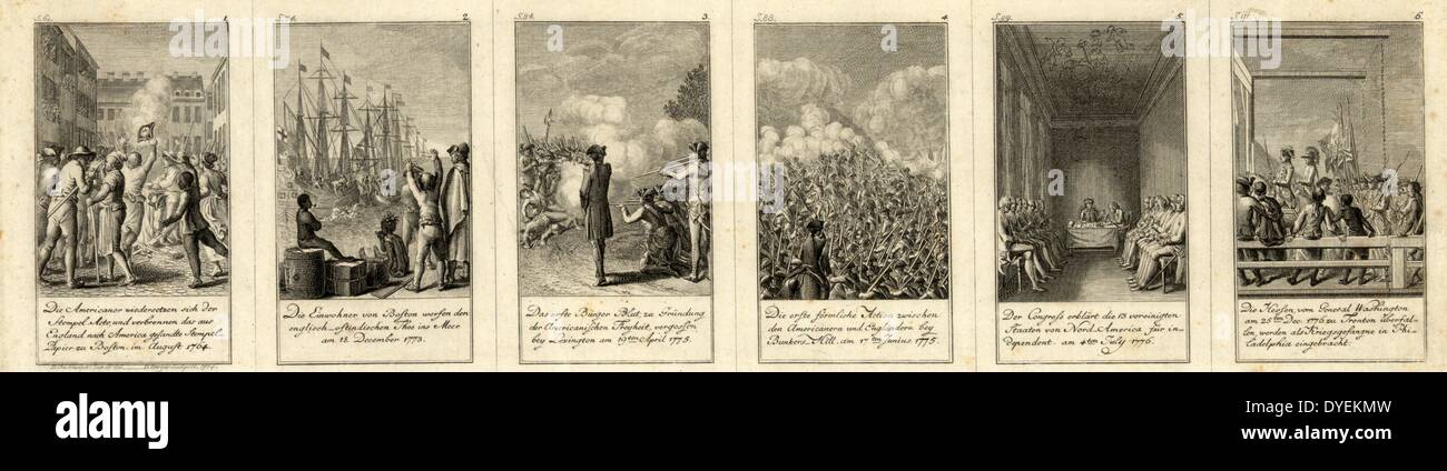 Illustration of the events and battles leading up to and during the ...