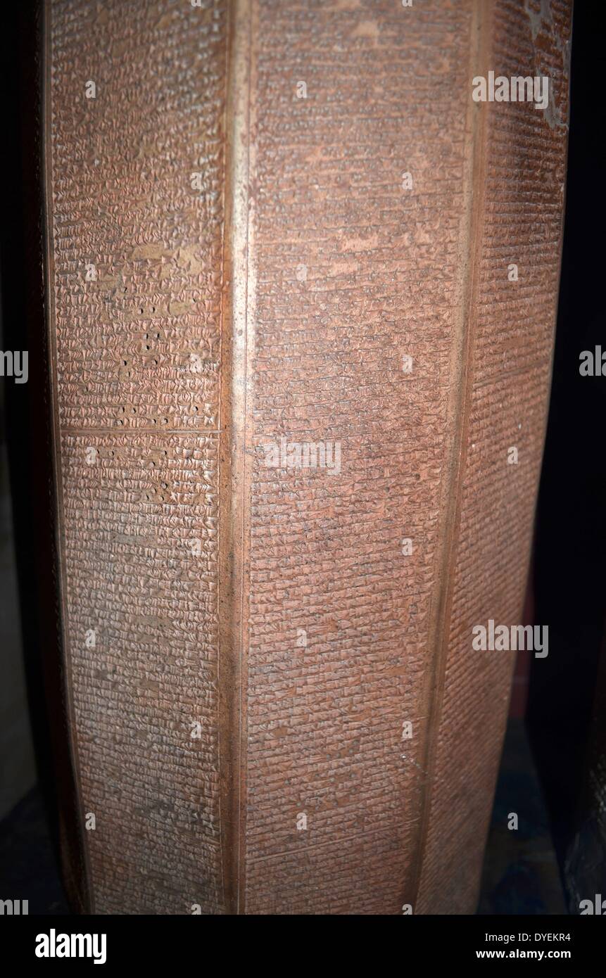 Various Clay Cylinders and Bricks from Mesopotamia 13th Century B.C ...