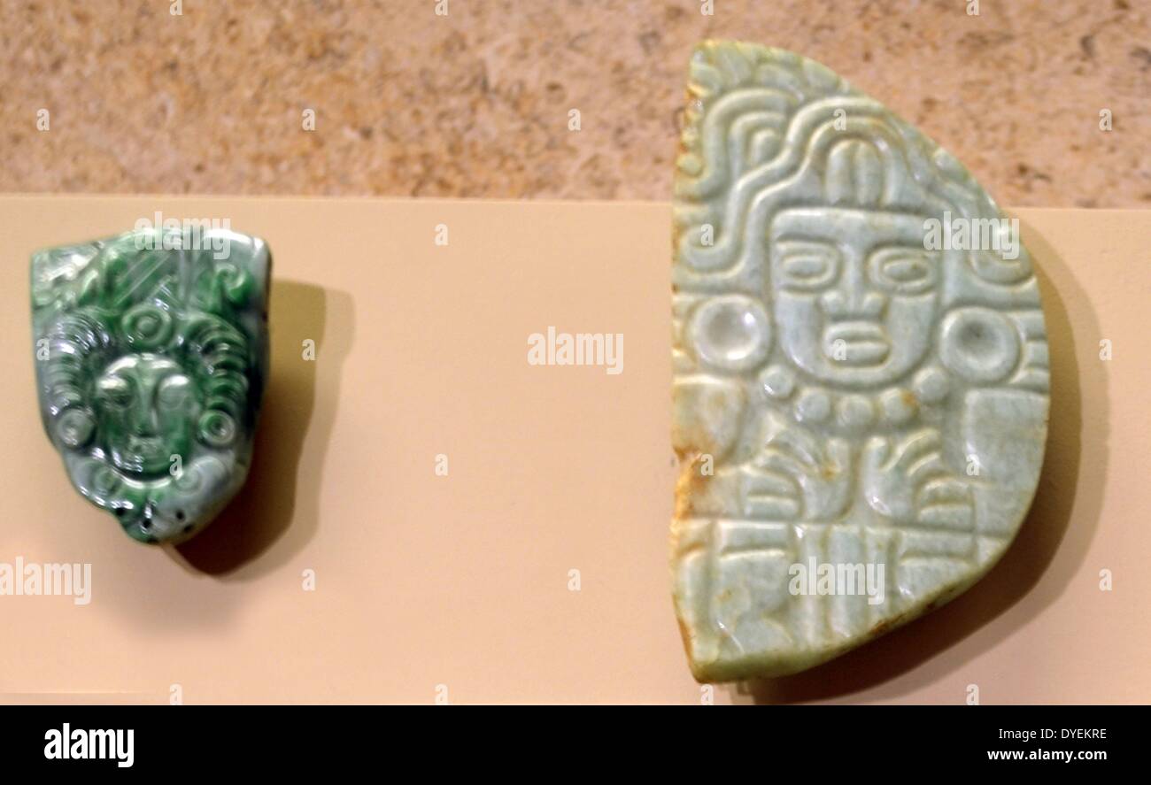 Jade Plaques 500 A.D. Mayan Stock Photo - Alamy