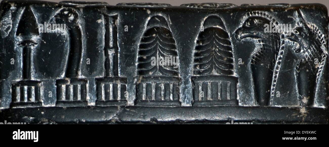 Stone tablet of Nabu-apla-iddina 870 B.C. 13 symbols of the gods ...