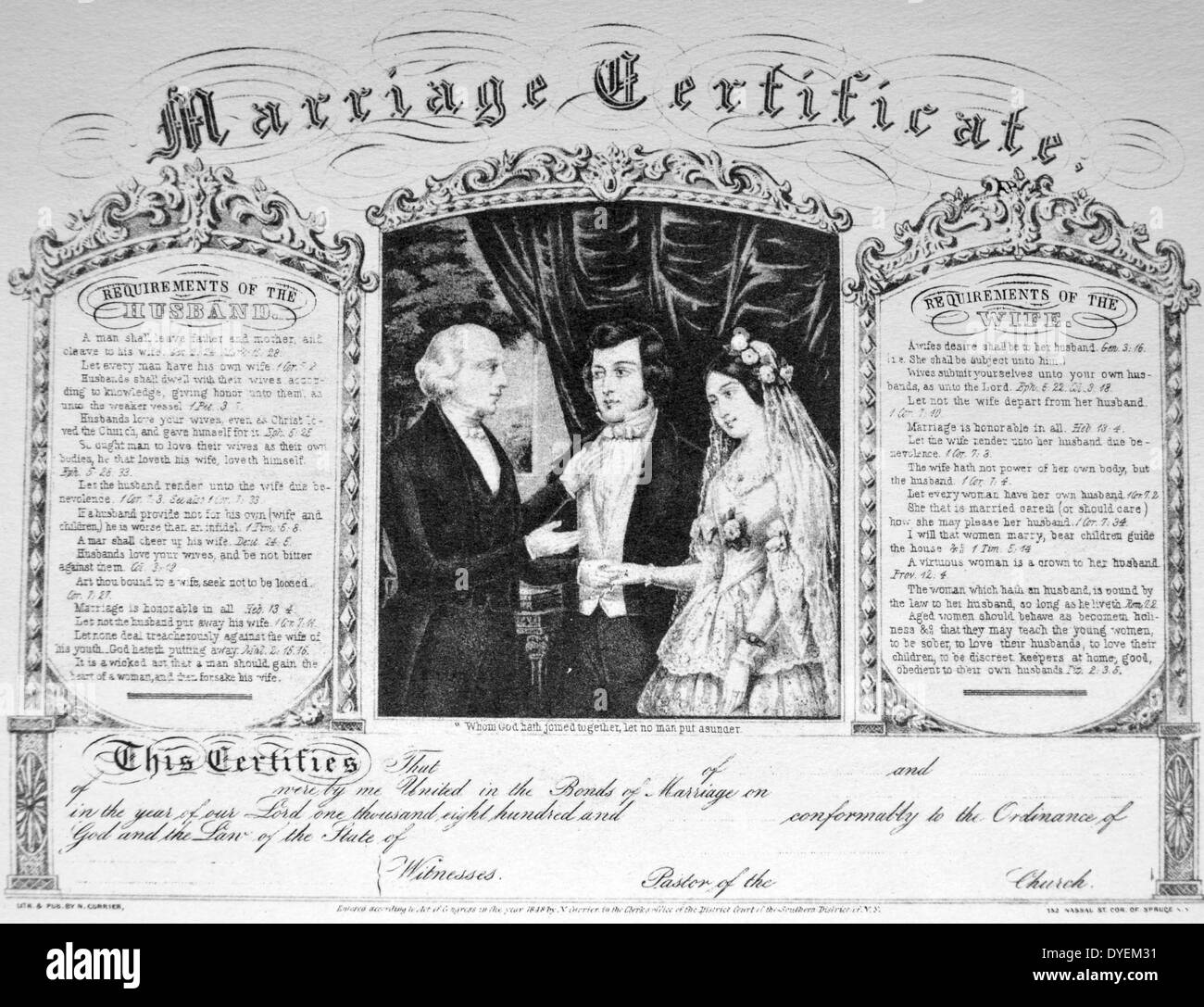 19th Century Marriage High Resolution Stock Photography and Images - Alamy