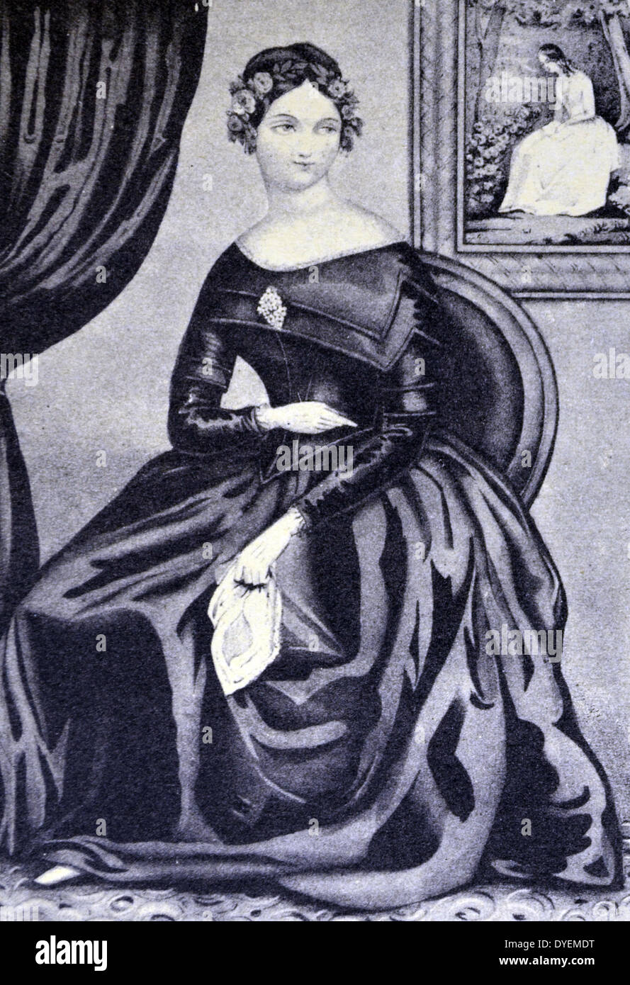 Currier & Ives Illustration 19th Century. Julia Stock Photo - Alamy