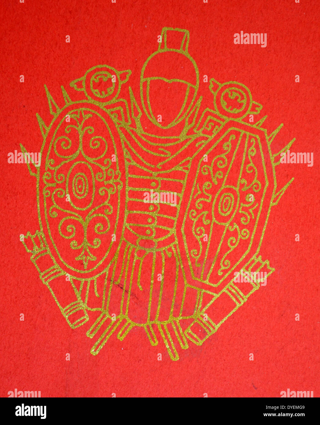 Roman style bookplate in a tribute to Mussolini published by the ...