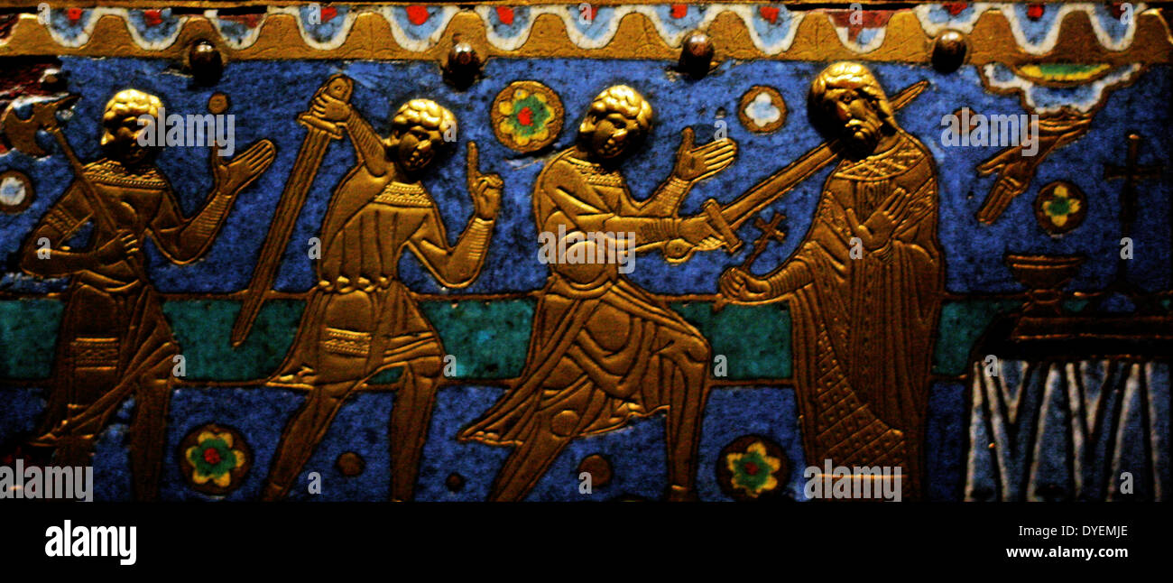 Reliquary Casket of St. Thomas Becket, Ashmolean Museum, Oxford ...