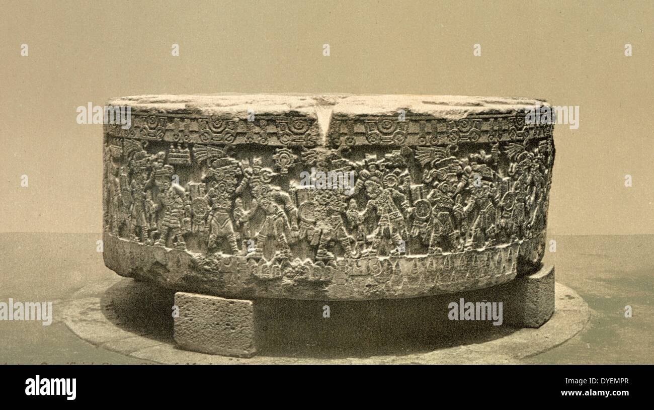 Aztec sacrificial stone hi-res stock photography and images - Alamy