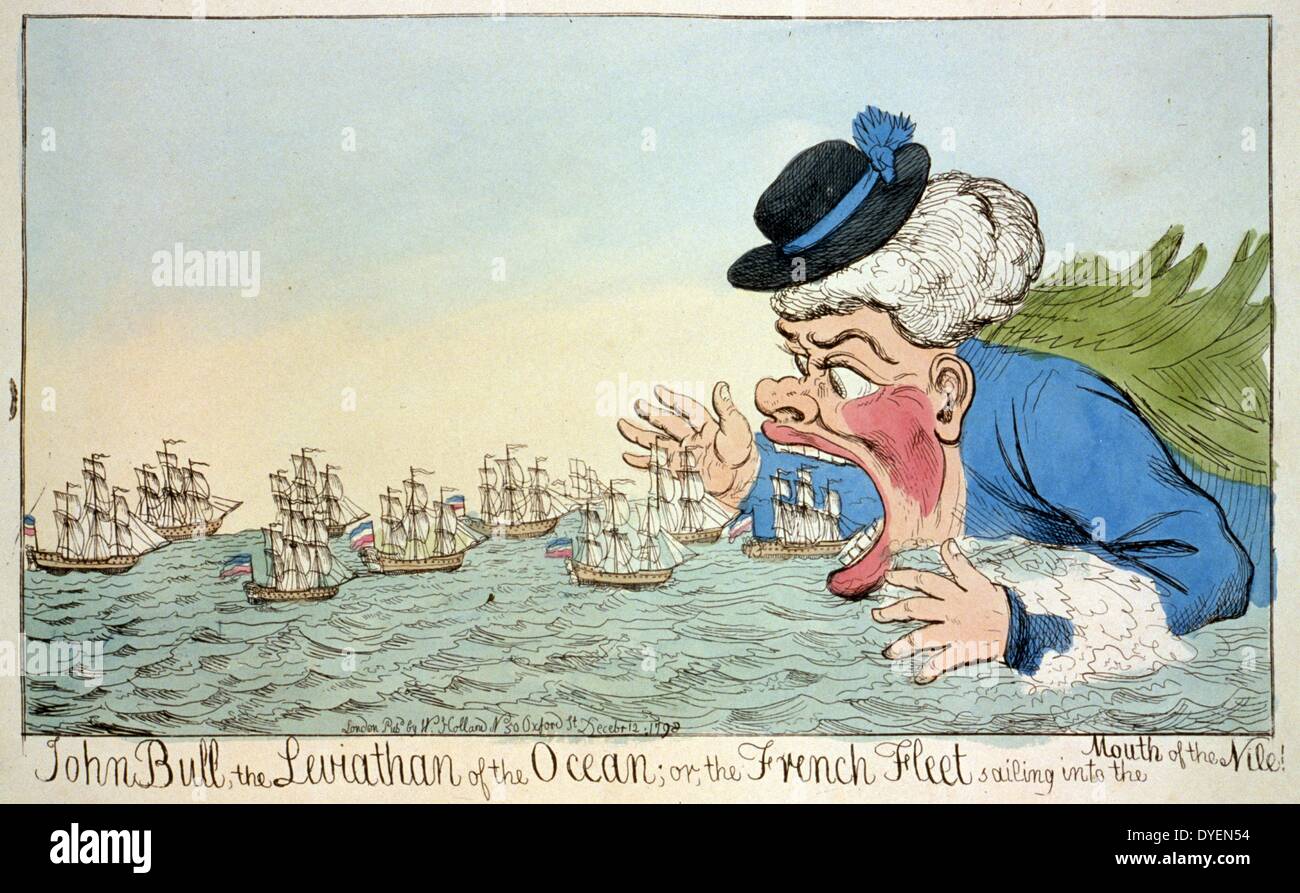 John Bull, the leviathan of the ocean; or, the French fleet sailing ...