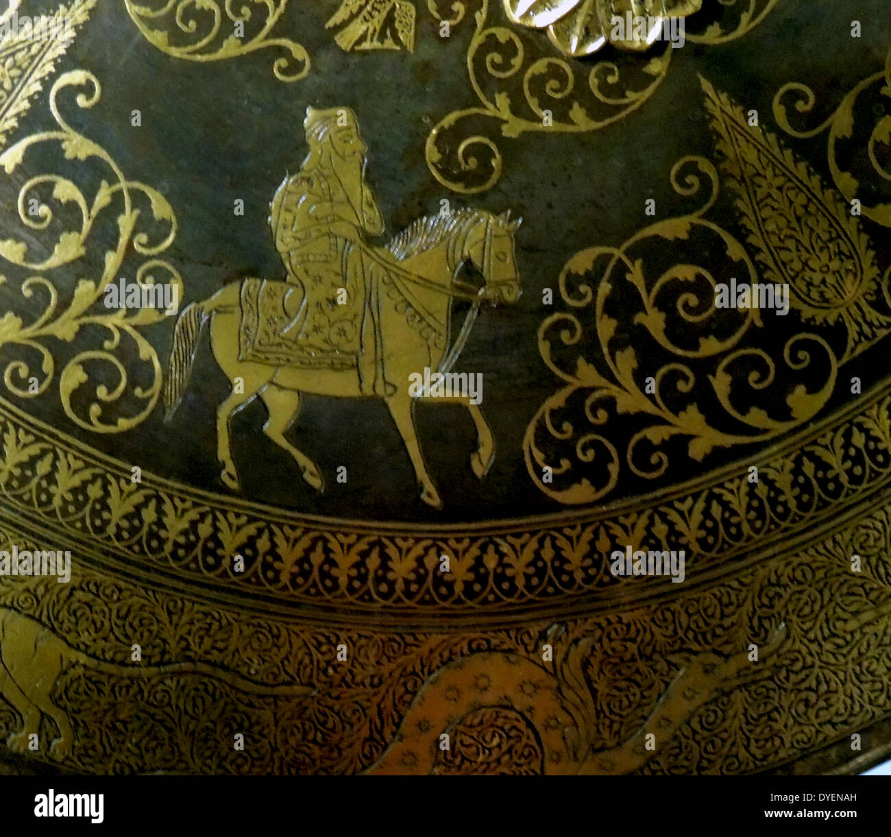 Indian Shield from Lahore, Pakistan, circa 1830. Shield (dhal), steel ...