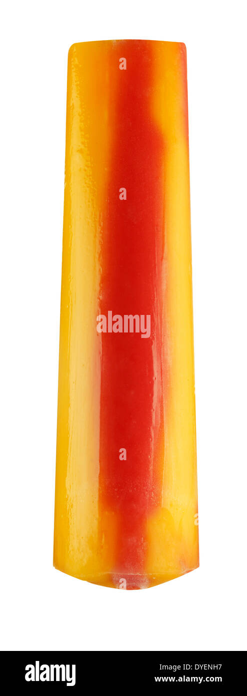 A YELLOW AND RED CALIPO ICE LOLLY Stock Photo - Alamy