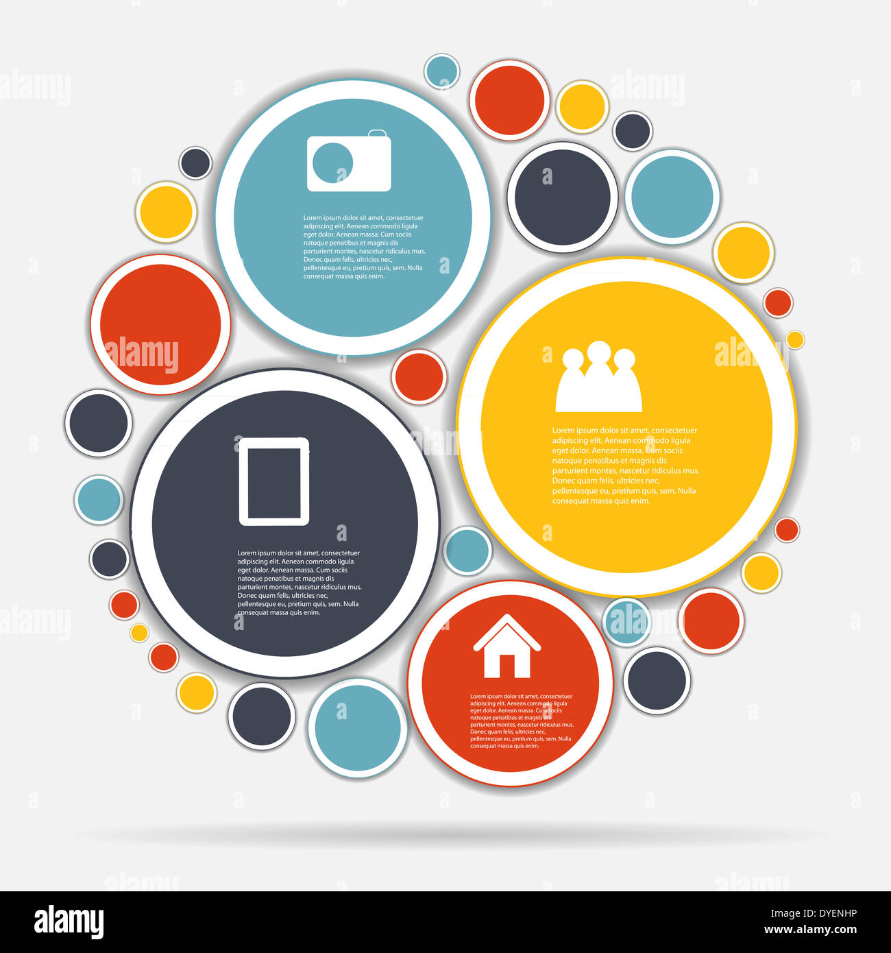 Infographic business template vector illustration Stock Photo - Alamy
