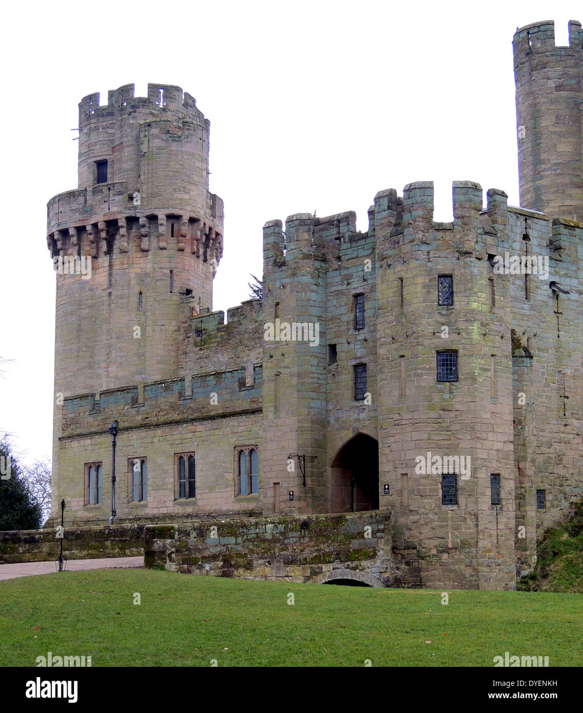 Warwick Castle developed from an original built by William the ...