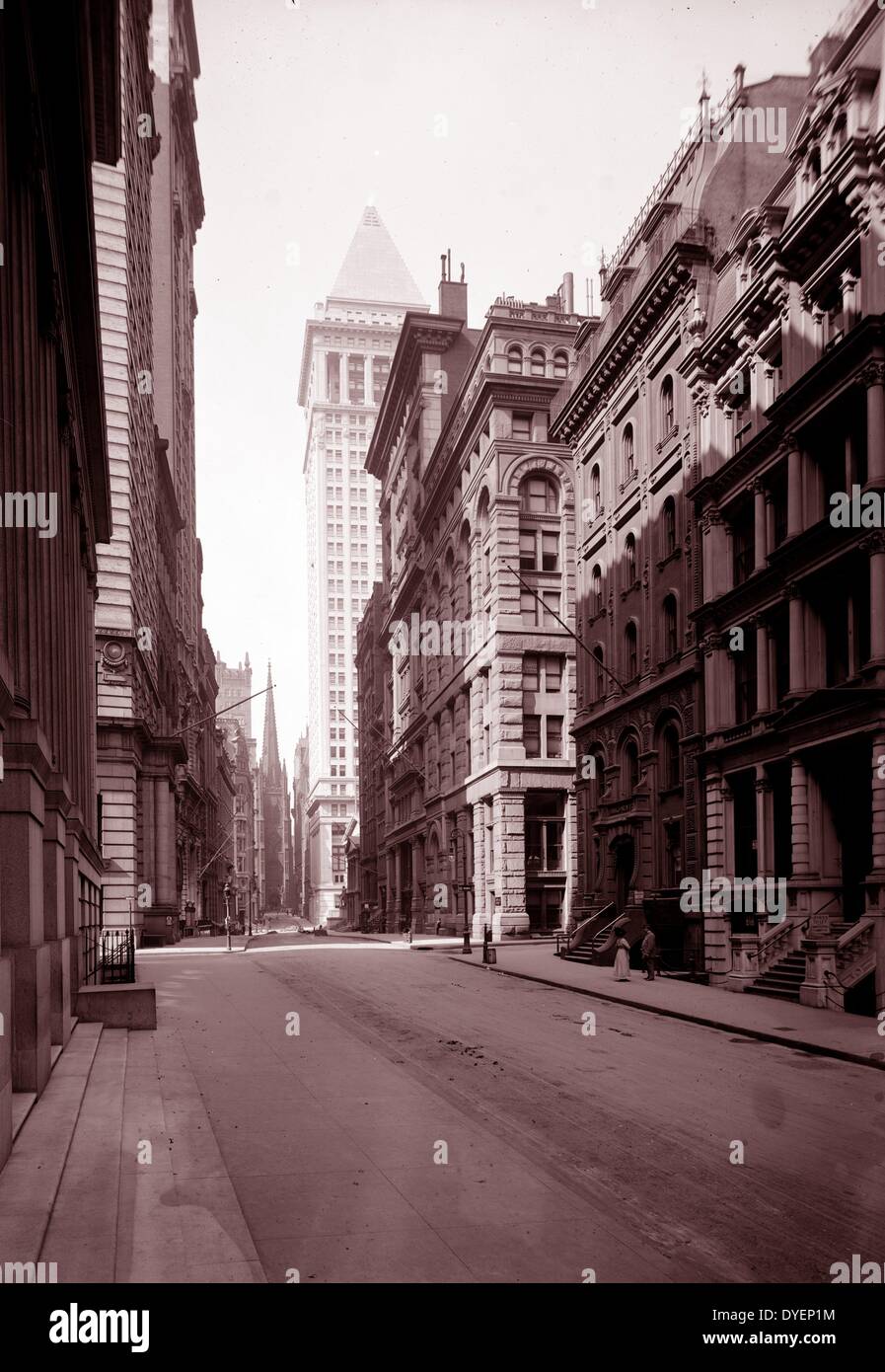 New York, N.Y., Wall Street between 1910 and 1920 Stock Photo - Alamy