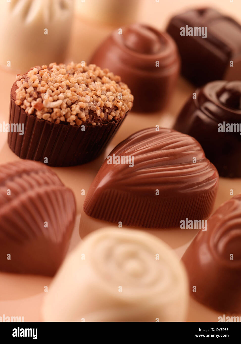 A SELECTION OF FANCY CHOCOLATES Stock Photo - Alamy