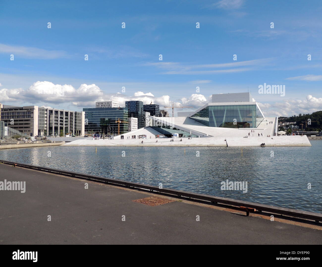 The Oslo Opera House (Operahuset) home of The Norwegian National Opera ...