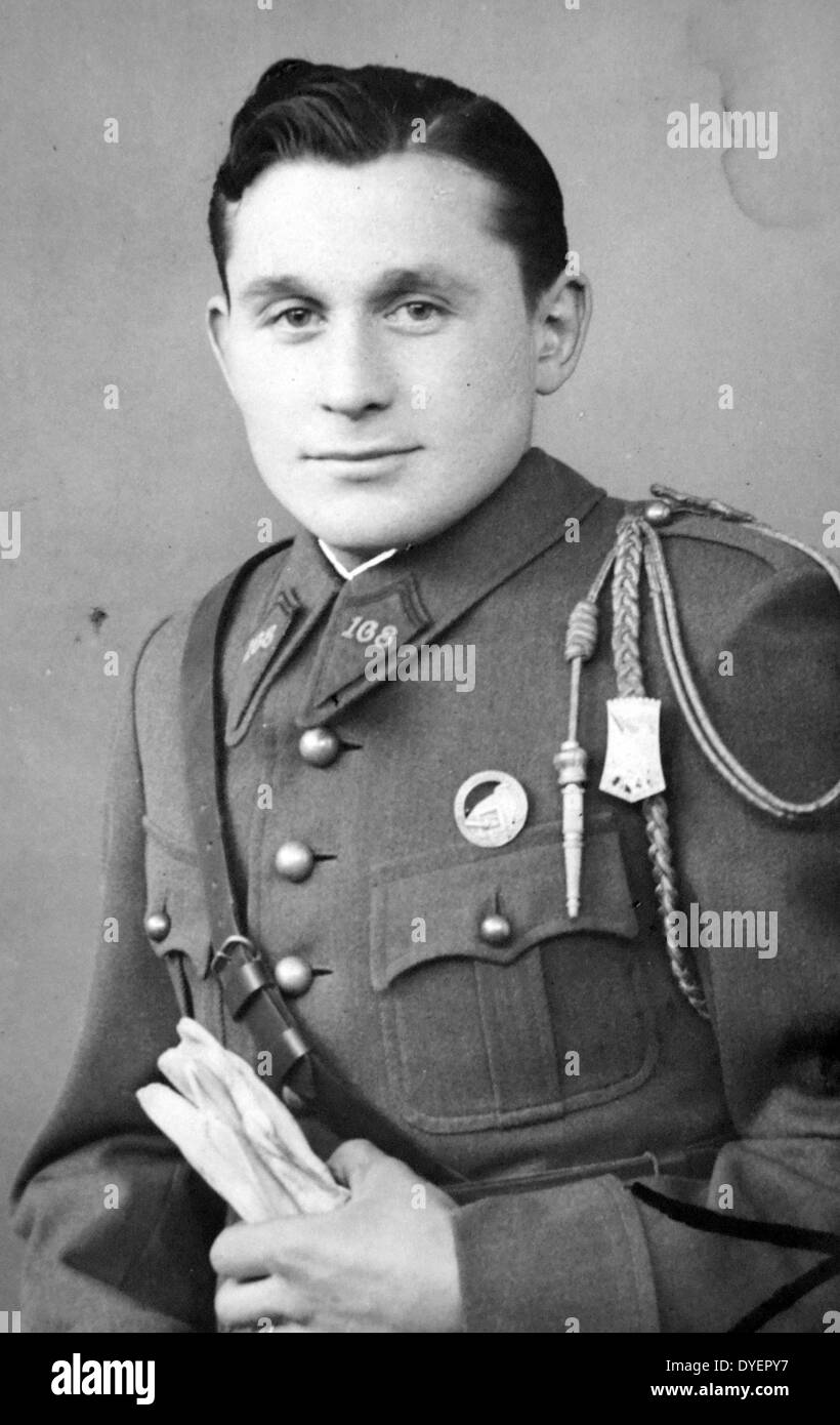 French world war two postcard showing a French soldier Stock Photo - Alamy