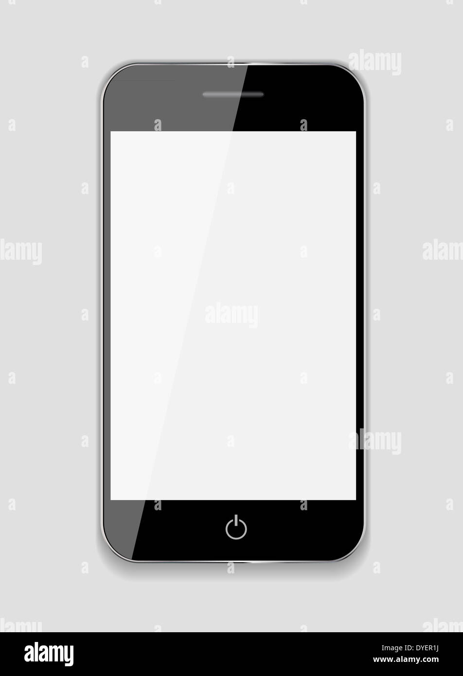 Abstract Design Mobile Phone. Vector Illustration Stock Photo - Alamy