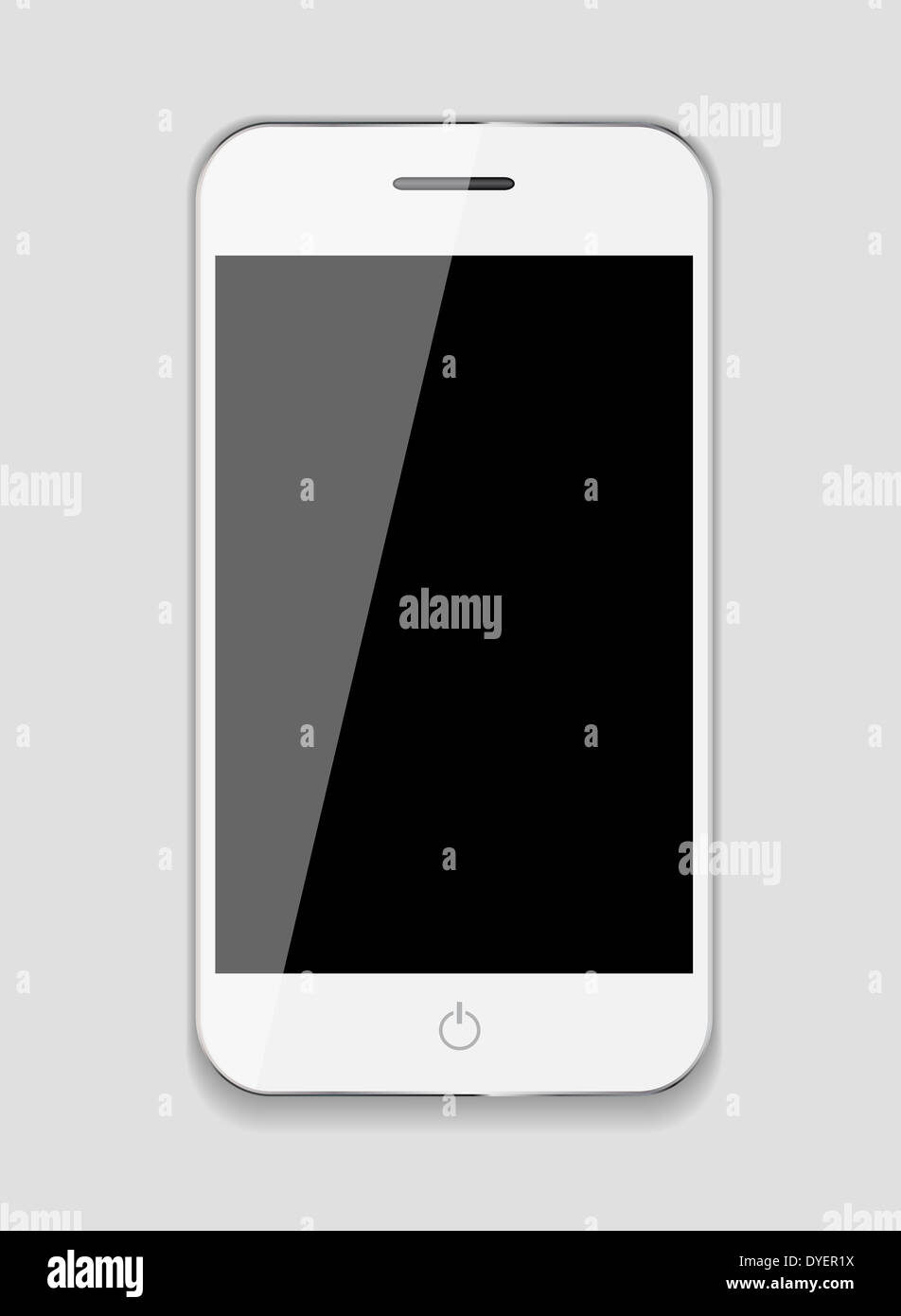 Abstract Design Mobile Phone. Vector Illustration Stock Photo - Alamy
