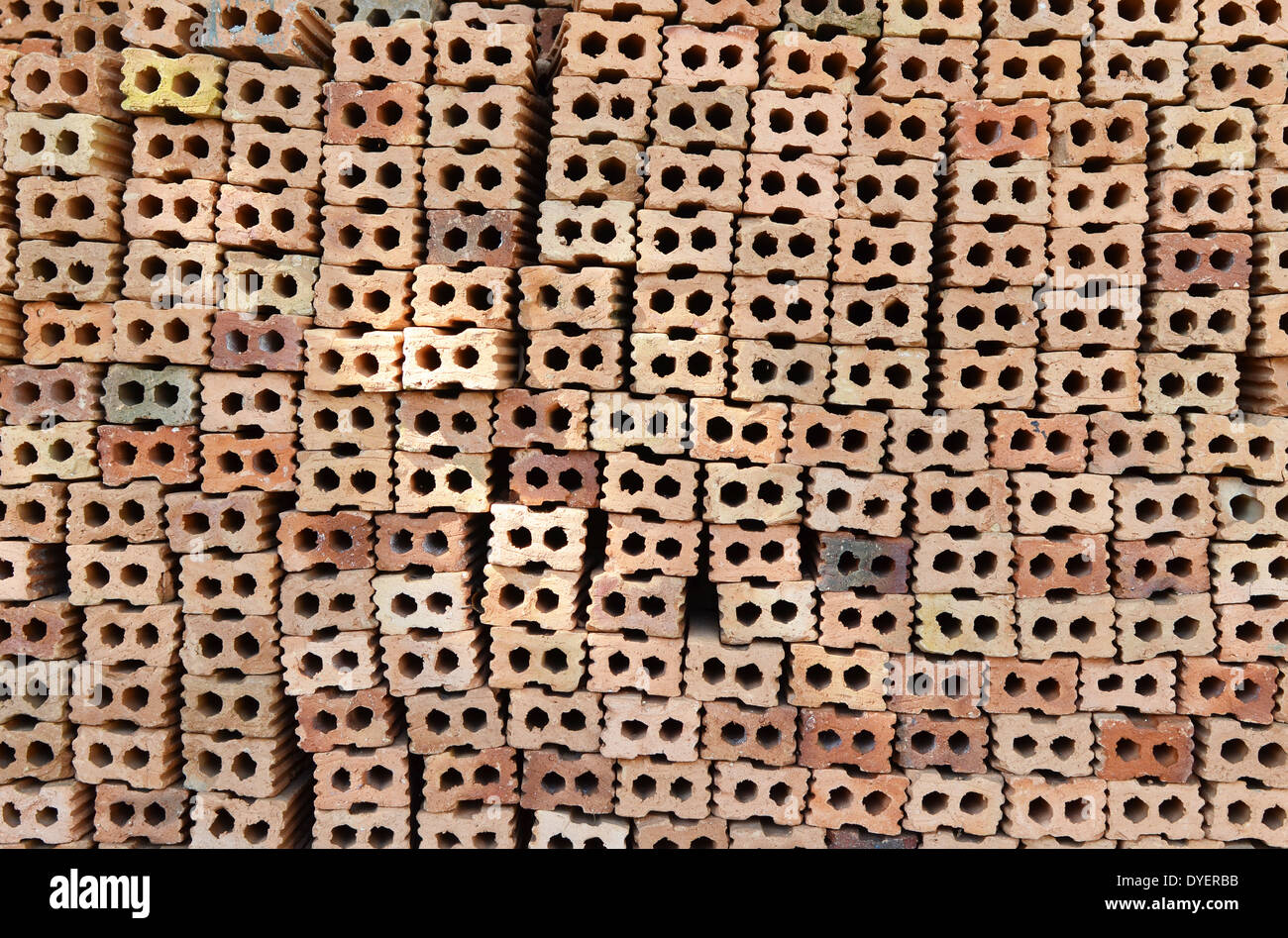 stack of red brick Stock Photo - Alamy