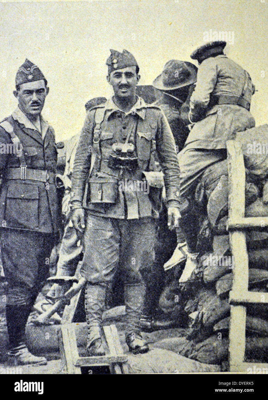 Colonel Francisco Franco as commander of the Spanish foreign legion ...