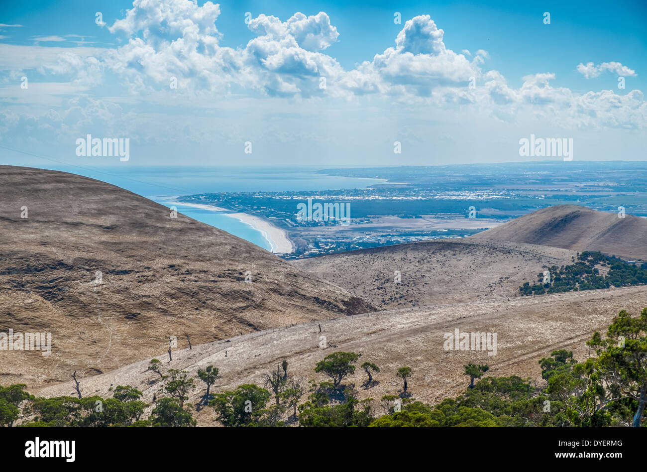 Sellicks hill and Aldinga Bay, Fleurieu Peninsula South Australia Stock ...