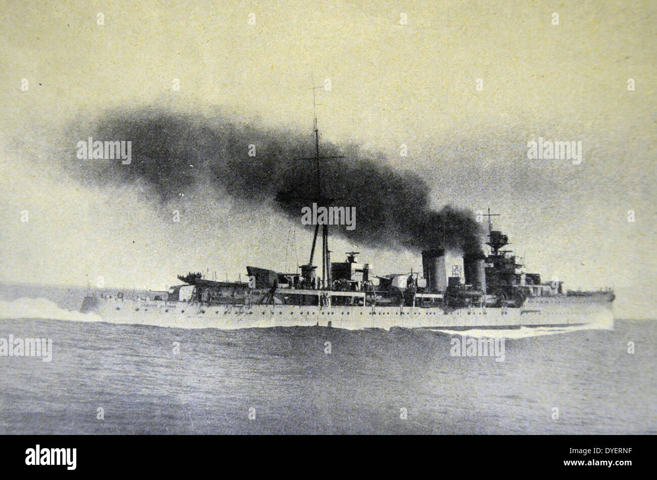 Spanish civil war: The cruise " Principe Alfonso " that took King ...