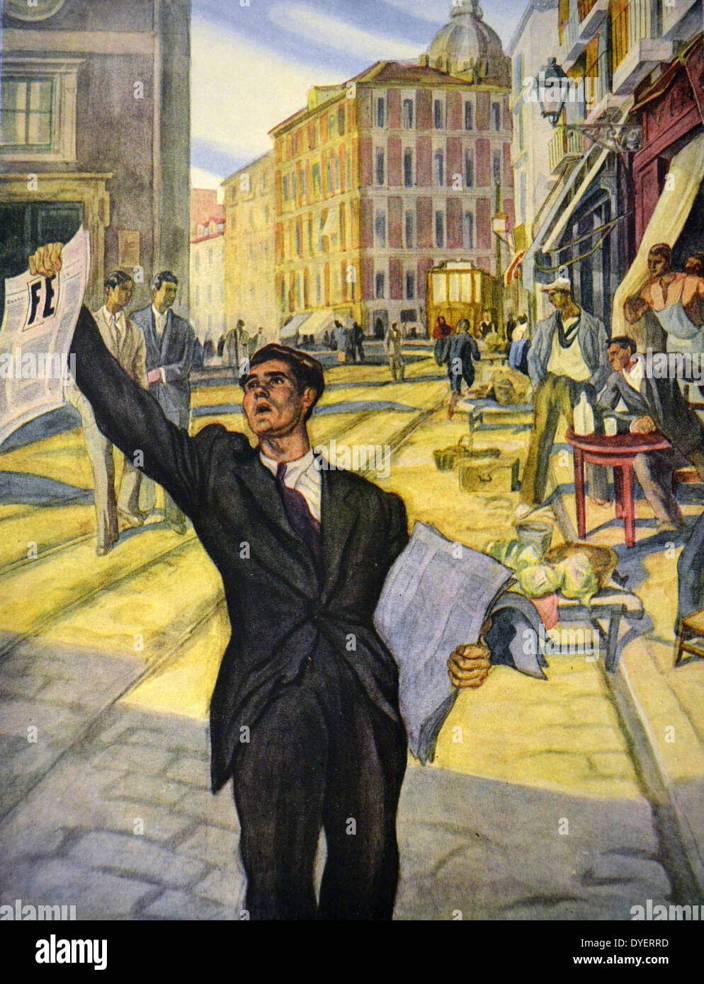 Fascist falange espanola hi-res stock photography and images - Alamy