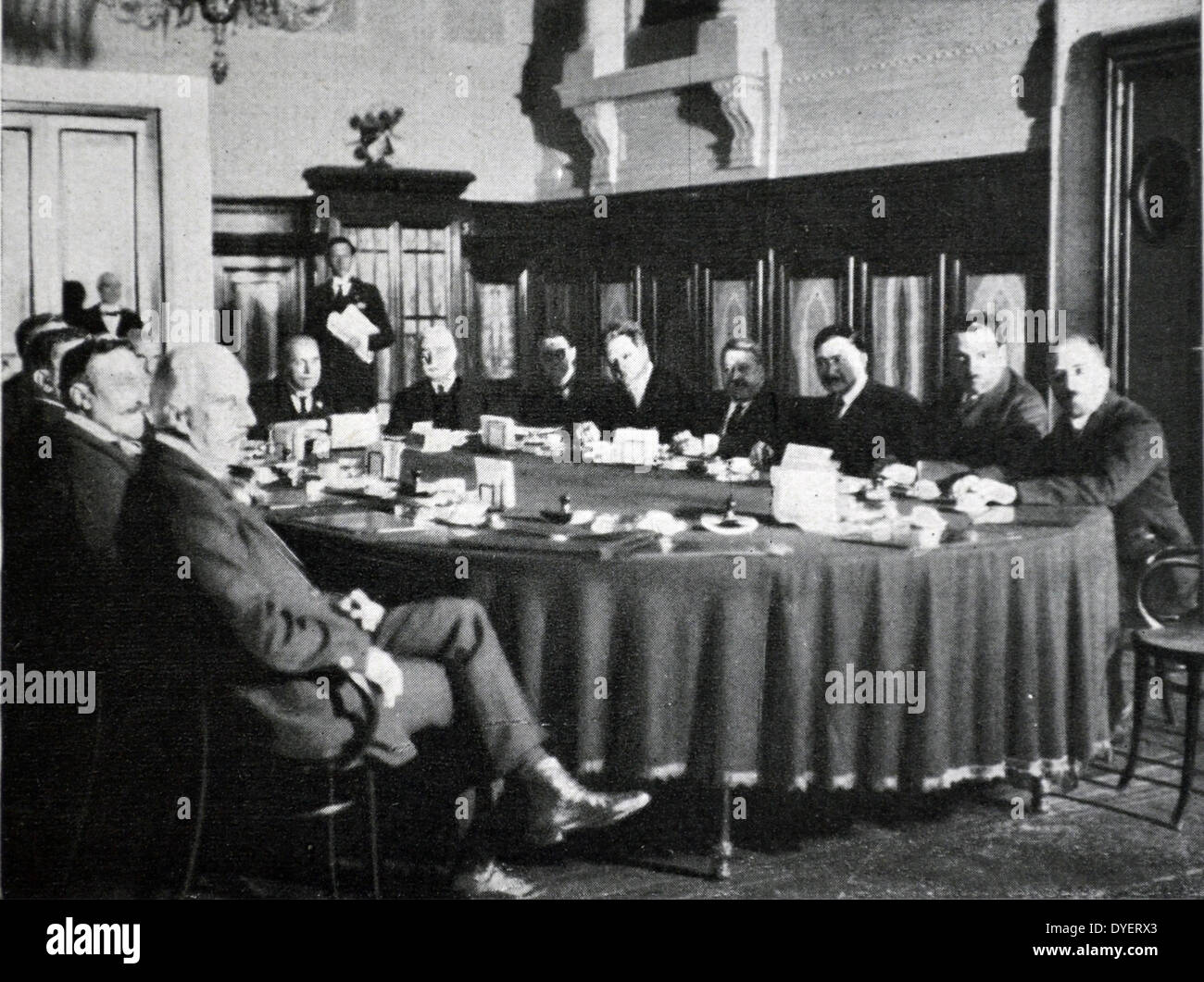 Rome - November 1922 - The first Council of Ministers presided over by ...