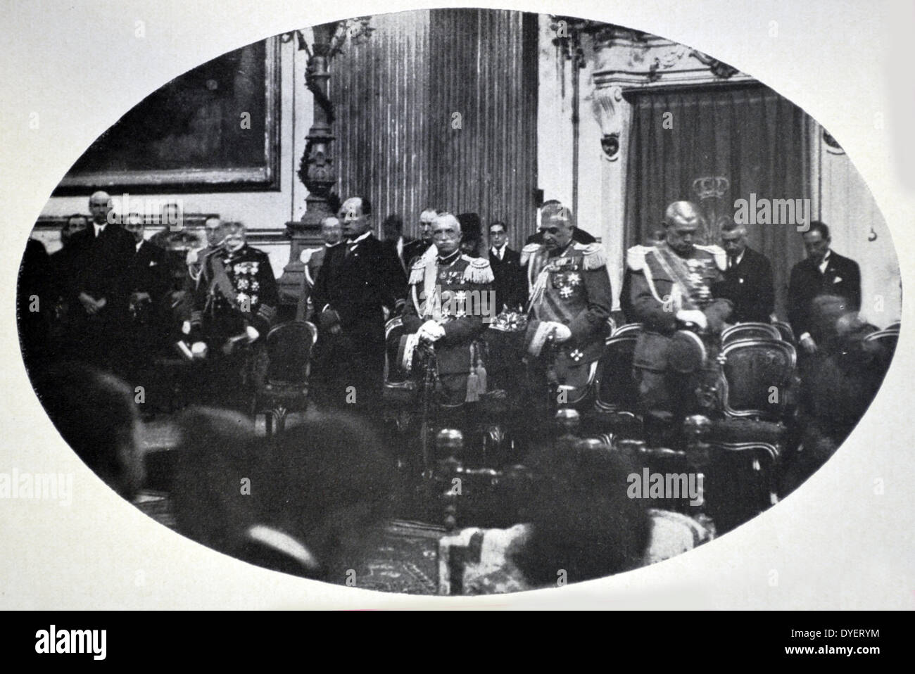 Rome, 4 November 1922 - S.m. the King, the Duce, the Dukes of Victory ...