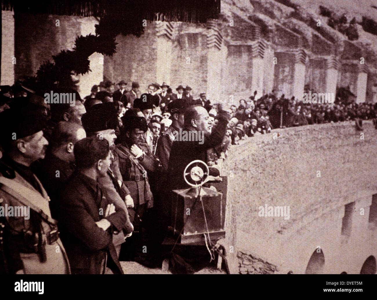 Fascist fascism politics italy benito mussolini hi-res stock ...