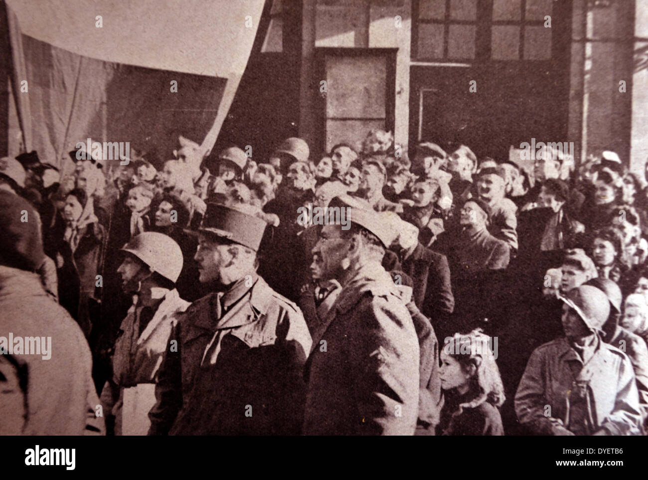 World war two: French general Berthoud in eastern France 1944 Stock ...
