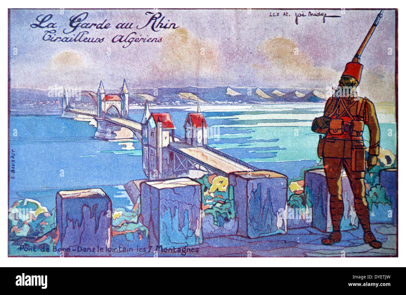 The French occupation of the Rhineland, a French colonial Algerian ...