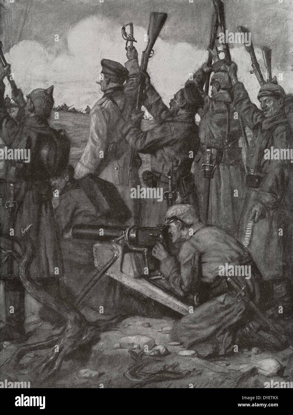 Machine gun world war one hi-res stock photography and images - Alamy