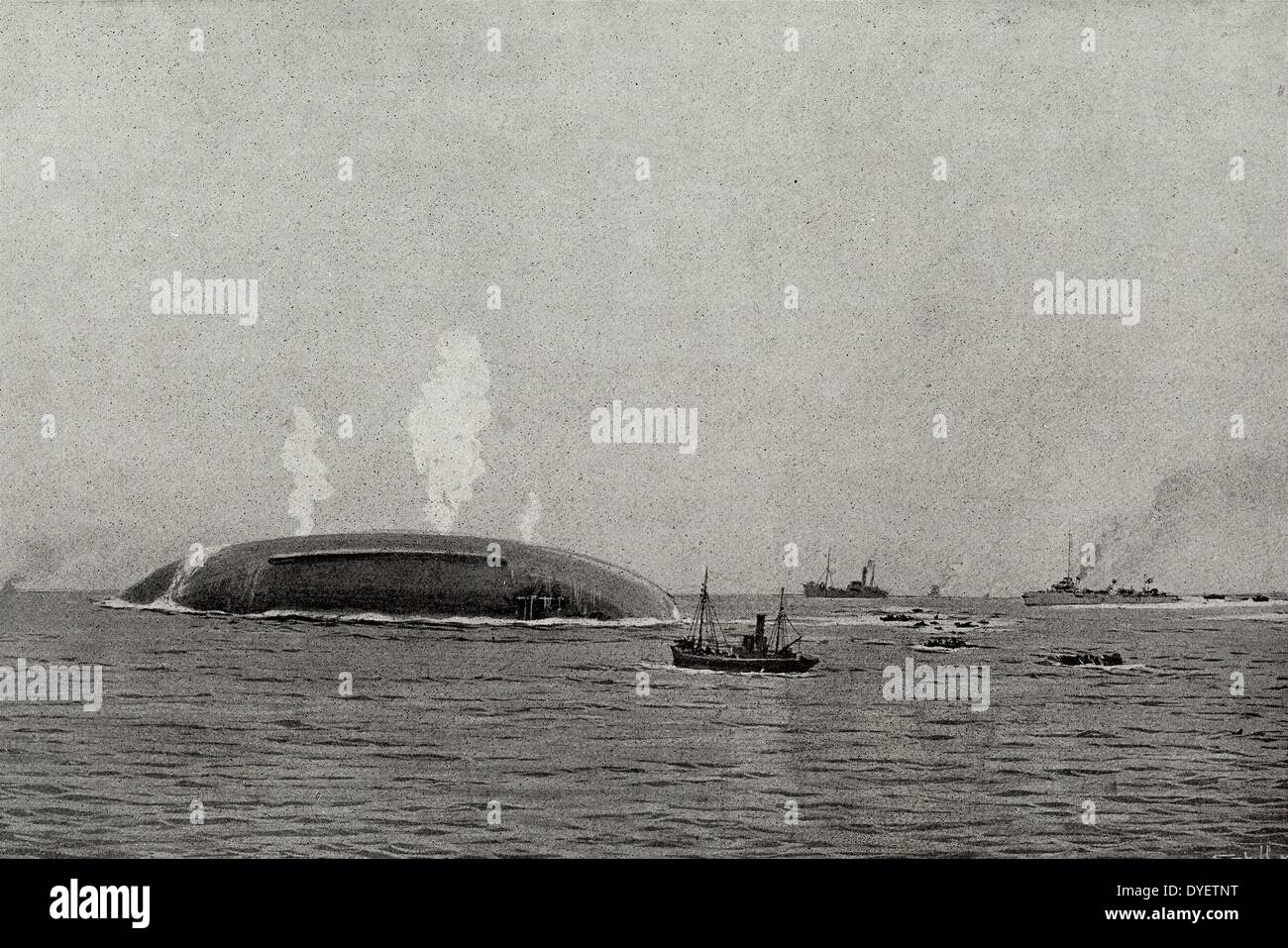 December 27, 1916, 8:52 am, the French battleship 'the Gaul' sinks off ...