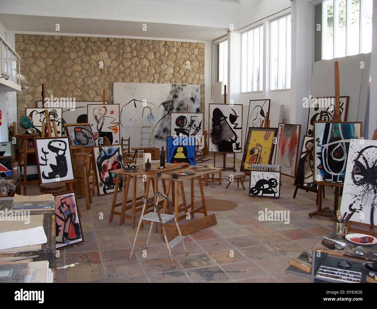 The studio of Joan Miro, Palma, Majorca. 2006 Stock Photo - Alamy