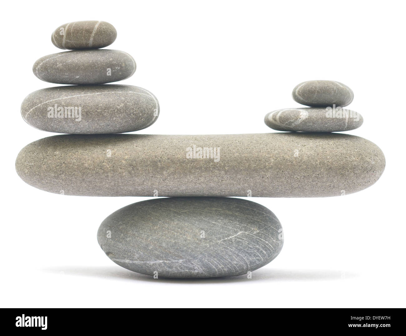 balancing stones isolated on white background Stock Photo - Alamy