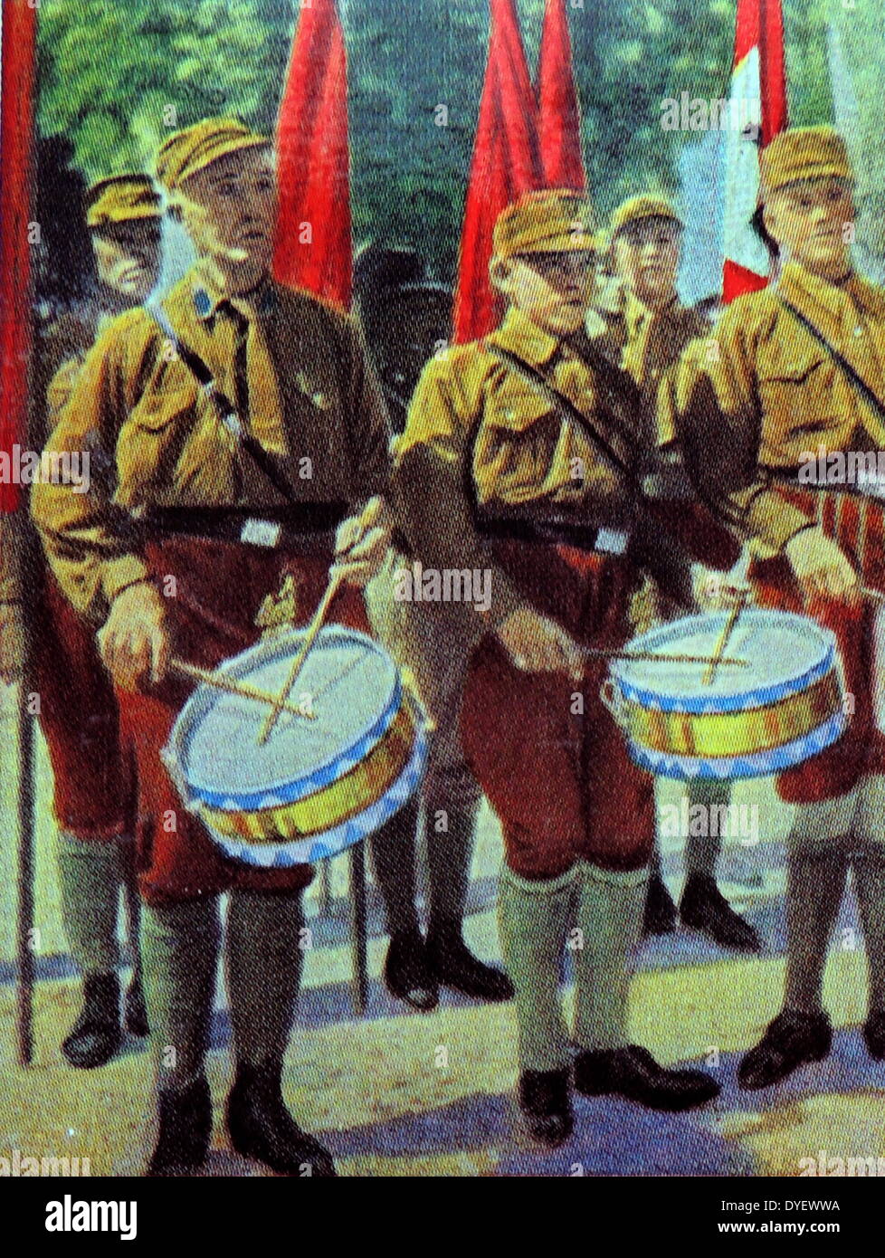 Nazi party drummers at a Rally circa 1932 Stock Photo - Alamy