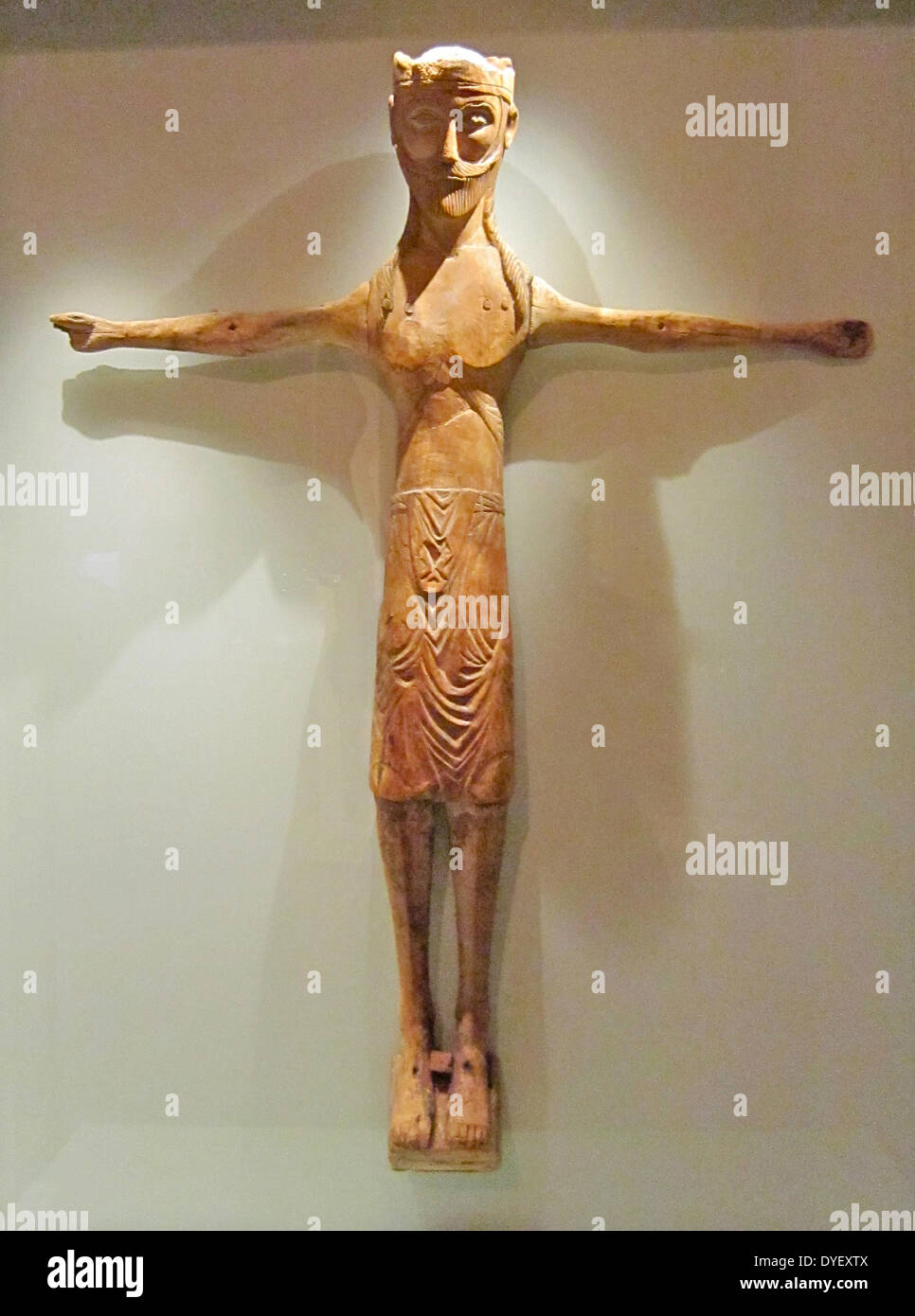 Icelandic art, early crucified Christ, National Museum, Reykjavík, Iceland Stock Photo - Alamy