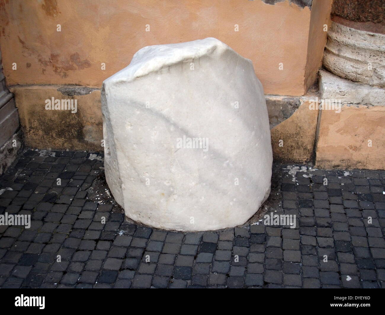 Detail from the Colossus of Constantine, an acrolithic statue that once ...