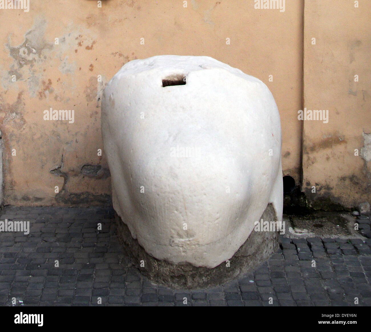 Detail from the Colossus of Constantine, an acrolithic statue that once ...
